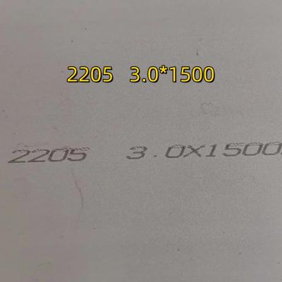 China Duplex 2205 S32205 Stainless Steel Plate 5mm-100mm 2B 1D Surface for sale
