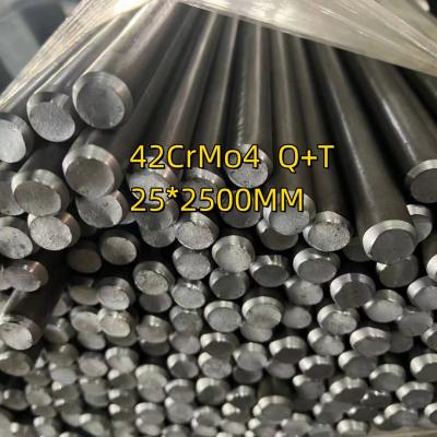 China 42CrMo4 Q+T Cold Drawn Alloy Steel Bar Φ25x2500mm AISI 4140 Equivalent for sale