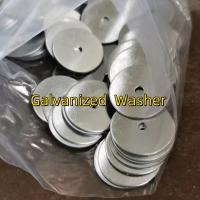 China Galvanized Steel Flat Washer 25mm OD 4.3mm ID 1mm Thick ASTM A325 Plain Cup Washer for sale