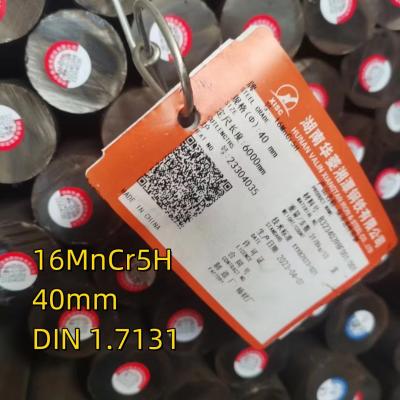 China 16MnCr5 Steel Round Bar EN10084 DIN 1.7131 Alloy Steel Rod OD 20-500mm Hot Rolled for sale