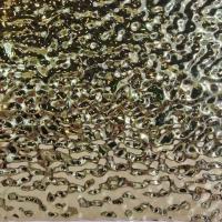 China 304 Stainless Steel Water Ripple Sheet Rose Gold Mirror Finish 0.3-3.0mm for sale