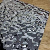 China 201 304 Water Ripple Stainless Steel Sheet Mirror Finish 0.3-3.0mm for Wall Ceiling Decoration for sale