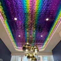 China 201 304 Water Ripple Stainless Steel Sheet Mirror Finish 0.3-3.0mm for Wall Ceiling Decoration for sale