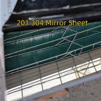 China 304 Stainless Steel Sheet 4x8 Mirror Glossy One Side Matt Other Side with Protective Paper for sale