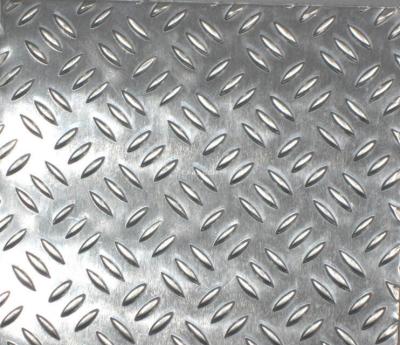 China Checkered Finish Embossed Stainless Steel Sheet For Decorative for sale