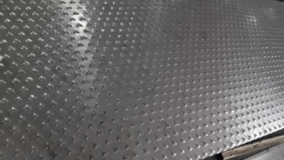 China 5 Bar Thread Checkered Aluminum Sheet For Building , Curtain Wall for sale