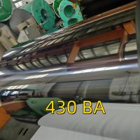 China Aisi 430 Stainless Steel Sheet BA Surface 0.3-3.0mm Thickness Embossed for Kitchen Utensils for sale
