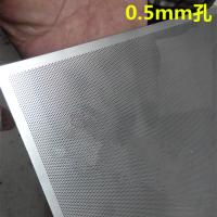 China Duplex Steel 2205 Perforated Plate 1.5mm Thick 2mm Hole 3mm Pitch 1220x2500mm for sale