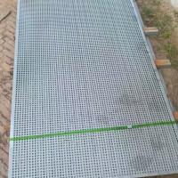 China 310S 1.4845 Stainless Steel Perforated Sheet 1.0mm Thick 2mm Hole 3mm Pitch 1219x2438mm for sale