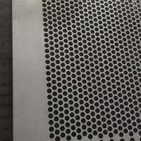 China SUS316L Stainless Steel Perforated Plate 1.5mm Thick 2mm Hole 3mm Pitch 1219x2438mm for sale