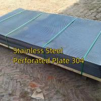 China SUS304 Stainless Steel Perforated Sheet 1mm Thick 1mm Hole 2mm Pitch 1000x2000mm for sale