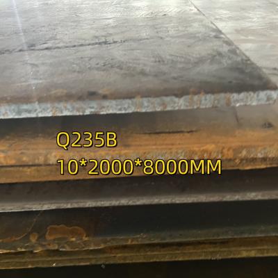 China ASTM A36 Q235B SS400 Carbon Steel Plate 1-800mm Thickness 400-520MPa Tensile Strength for Construction for sale