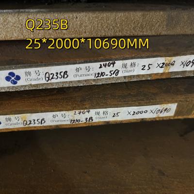 China Hot Rolled Carbon Steel Plate Q235 S235JR SS400 3-60mm for Structural Use for sale