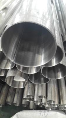 China ASTM A554 TP304 Stainless Steel Welded Pipe 50.8mm OD 1.5mm Wall 6m Length 180 Grit Polished for sale