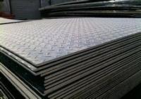 China St37 ASTM A36 Checker Steel Plate 10mm Thick Tear Drop Pattern Black Silver for sale