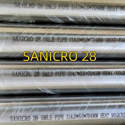 China Alloy 28 UNS N08028 Nickel Alloy Seamless Pipe 1.4563 Stainless Steel Tubing 28mm OD for sale
