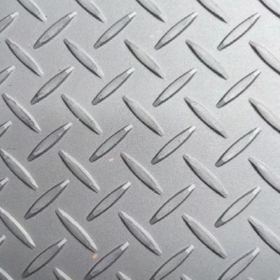 China 304 Diamond Stainless Steel Plate 3mm Thick 1500x3000mm Checkered SUS304 Hot Rolled for sale