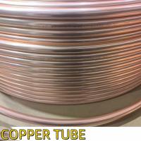 China Red Copper Pipe for Air Condition Pancake Coil 6.35mm OD 0.8mm Wall Thickness for sale