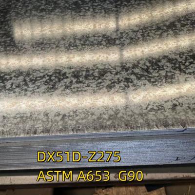China Hot Dipped Galvanized Steel Sheet DX51D ASTM A653 G90 3.0x1250x2500mm Zero Spangle for sale
