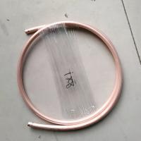 China Red Copper Pipe for Air Condition Pancake Coil 6.35mm OD 0.8mm Wall Thickness for sale