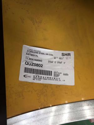 China 317L Stainless Steel Plate DIN 1.4438 ASTM A240 AISI NO.1 Finish 24% Cr 19% Ni for sale