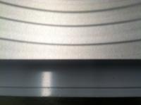 China SUS 304 Mirror Stainless Steel Plate Slit Edge PVC Coating 1219x2438mm for sale