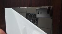 China 201 Mirror Stainless Steel Sheet Black Mirror Inox Sheet 0.5mm Slit Edge for Wall Corner Guards for sale