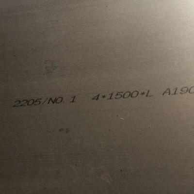 China S32205 Duplex Steel 2205 Stainless Steel Plate 4mm Thickness 1500x6000mm for sale