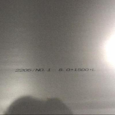 China 2205 Duplex Stainless Steel Plate S32205 S31803 2B Finish 0.18-2.1mm Thick for sale