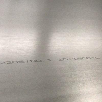 China Duplex Stainless Steel Plate 2205 ASTM A240 S31803 0.6-100mm Thick for sale