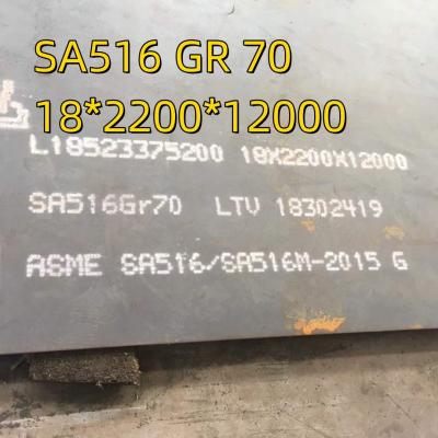 China SA516 Grade 70N Boil Steel Plate 10mm Thick Nace Hic Pressure Vessel Material 2000x12000mm for sale