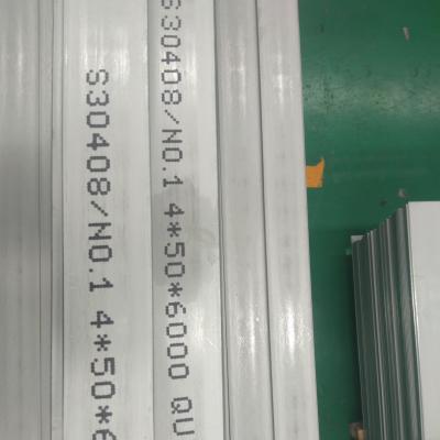 China 304 Stainless Steel Flat Bar 4mm Thick 50mm Width 6000mm Length Hot Rolled for sale