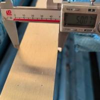 China 304 Stainless Steel Flat Bar 4mm Thick 50mm Width 6000mm Length Hot Rolled for sale