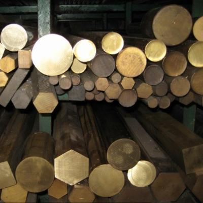 China Square and Hexagonal Brass Rods C3602 C3604 5-125mm Diameter 10-12ft Length for Industrial Applications for sale