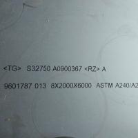 China S32750 2507 Super Duplex Stainless Steel Plate 1500x6000mm DIN 1.4410 for sale