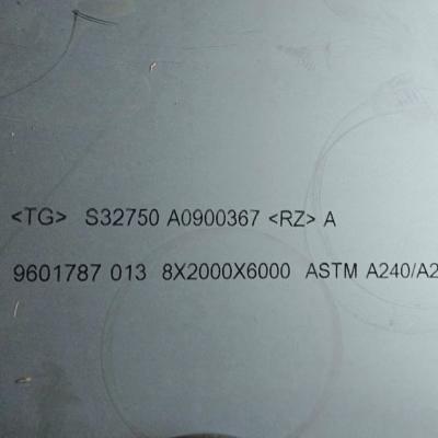 China S32750 2507 Super Duplex Stainless Steel Plate 1500x6000mm DIN 1.4410 for sale