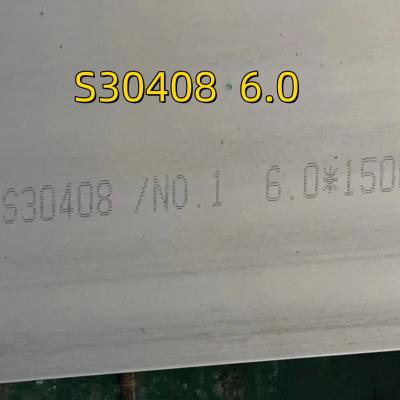 China ASTM A240 TP304 Stainless Steel Plates 3.0-120mm Thickness 1500x3000mm Size NO.1 Surface for sale