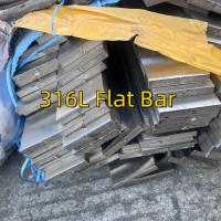 China AISI 316L Stainless Steel Flat Bar 4mm-400mm Thickness Hairline Brushed for Handrails for sale