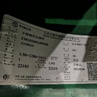 China Tisco SUS441 1.4509 Stainless Steel Sheet 2mm 1250x2440mm 2D Polished for sale