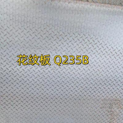 China ASTM A36 Carbon Steel Chequered Plate 6mm Thick 1500x6000mm Hot Rolled Checkered Plate for sale