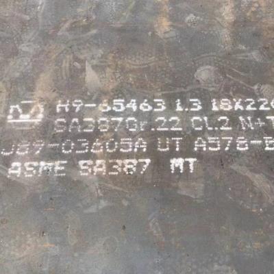 China ASTM A387 GR5 CL2 Alloy Steel Plate 5Cr 0.5Mo for Boilers and Pressure Vessels for sale