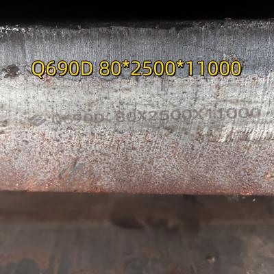 China HRD Steel Grade HY 100 Q690 Alloy Steel Plate 60mm Cutting T9074-BD-GIB-010/0300 for sale