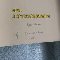 China Grade 409L Cold Rolled Stainless Steel Plate 3mm NO.1 Finished SS409 SUH409L 1.4512 Metal for sale