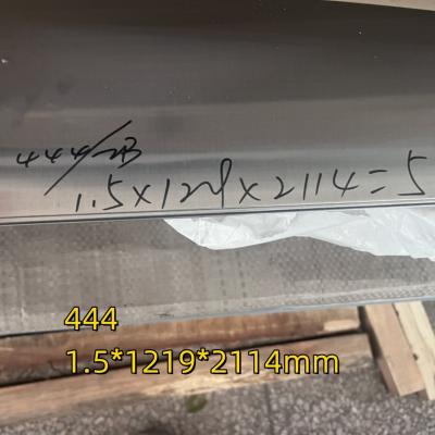 China EN1.4376 SUS444 Stainless Steel Flat Sheet 2.5mm x 1220mm x 3000mm for sale