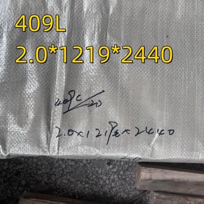 China 409L Cold Rolled Stainless Steel Sheet 0.5-3mm 2B Finish SUH409L 1.4512 for sale