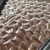 China Ripple Effect SUS304 201 Mirror Water Wave Stainless Steel Sheet 1.0mm 1220x2440mm for sale