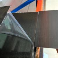 China Anti-Fingerprint 304 Stainless Steel Sheet Black Hair-Brushed 1.0mm x 1220mm x 2440mm Sandblasting for sale