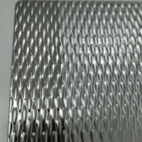 China 201 304 316L  Mirror Grain Embossed Pattern Stainless Steel Decorative Sheet For Panels and Cladding for sale