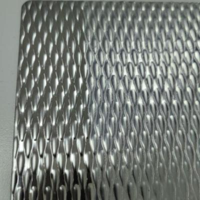 China Stamped Rice Millet Grain 304 Stainless Steel Sheet 0.6mm x 1220mm x 2440mm for Food Equipment for sale