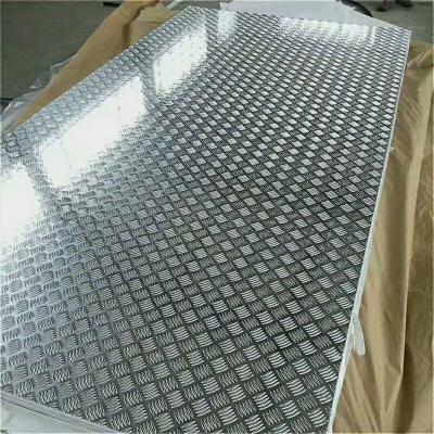 China 18 Gauge 6061 Aluminum Checkered Sheet Polished Tread Plate 1.0mm 7mm for sale